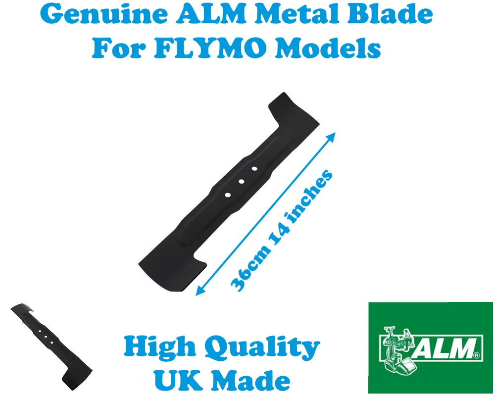 Flymo Ultraglide 360 Lawnmower 36cm Metal Blade – exendev